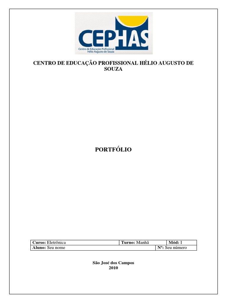 Portfólio (Cephas) Office 2007 | PDF | Eletricidade | Eletrônicos