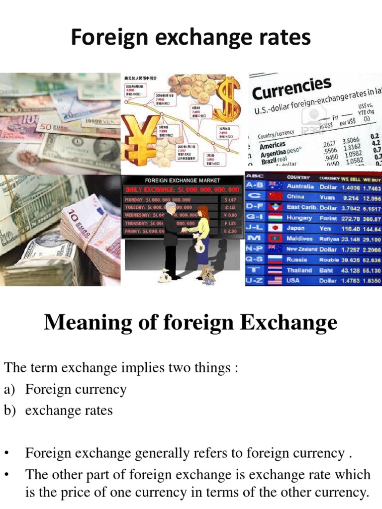 Understanding Foreign Exchange Rates | PDF | Foreign Exchange Market ...