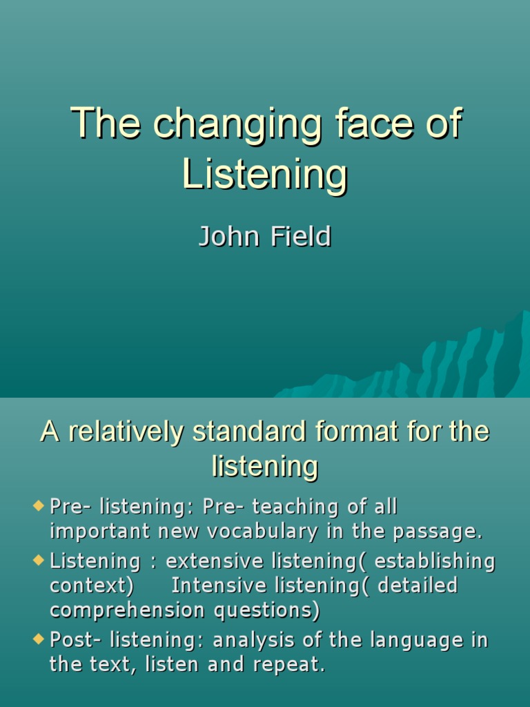 Enhancing Listening in Education | PDF
