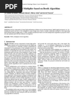 4-Bit Booth Multiplier in Verilog | PDF