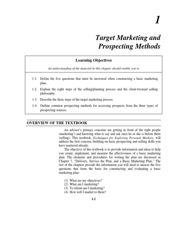 Target Marketing | PDF | Market Segmentation | Sales