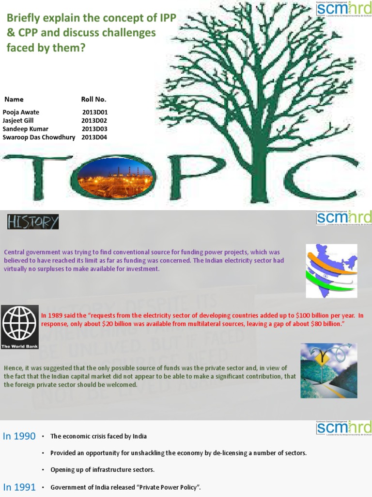 Briefly Explain The Concept of IPP & CPP and Discuss Challenges Faced ...