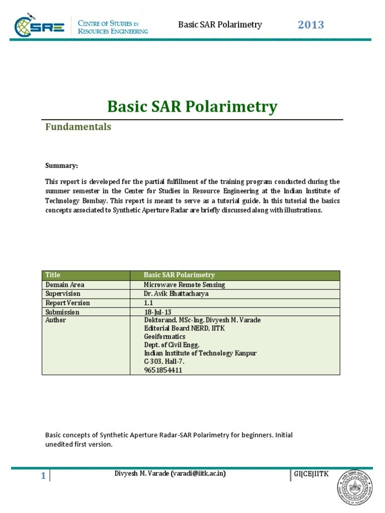 Basic Polarimetry Tutorial | PDF | Polarization (Waves) | Ellipse