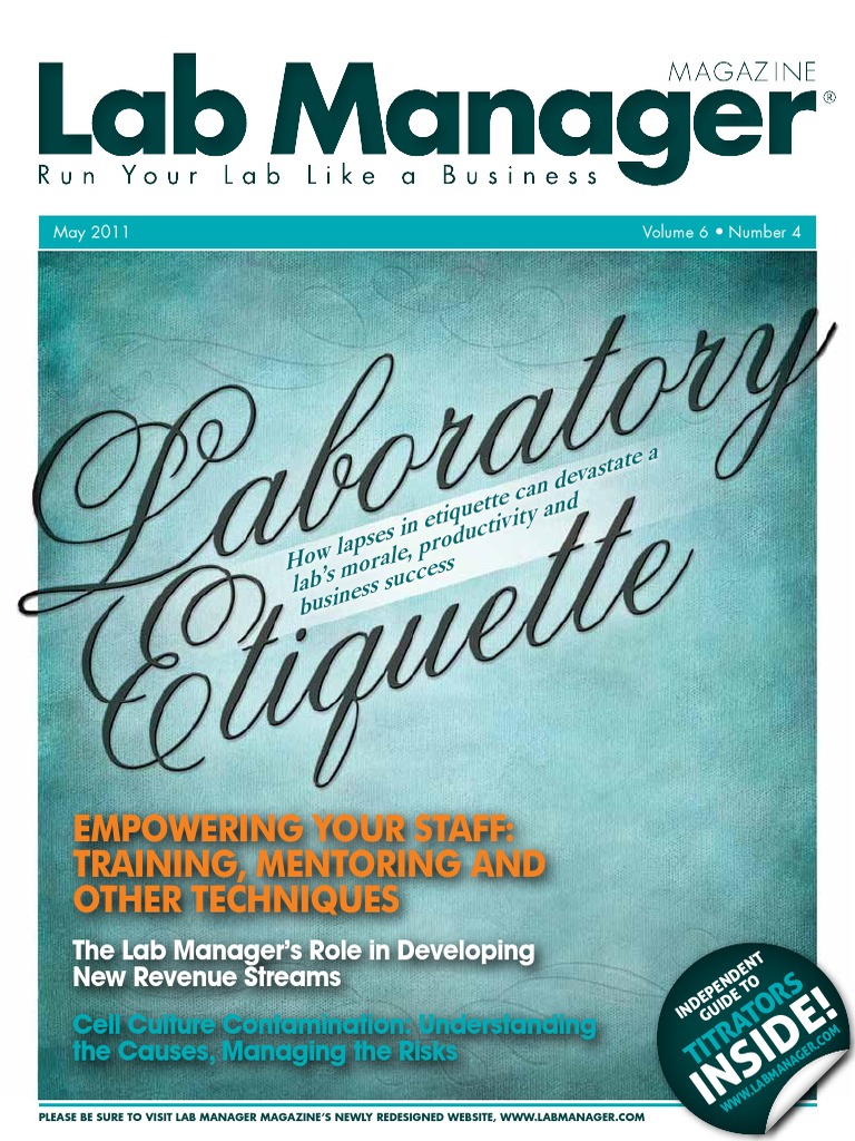 Lab Manager May 2011 | PDF | Science | Science (General)