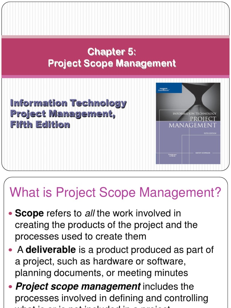 Project Scope Managment | PDF | Project Management | Business
