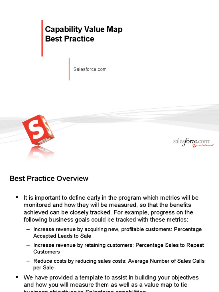 Capabilities Value Map Best Practice | PDF | Salesforce.Com ...