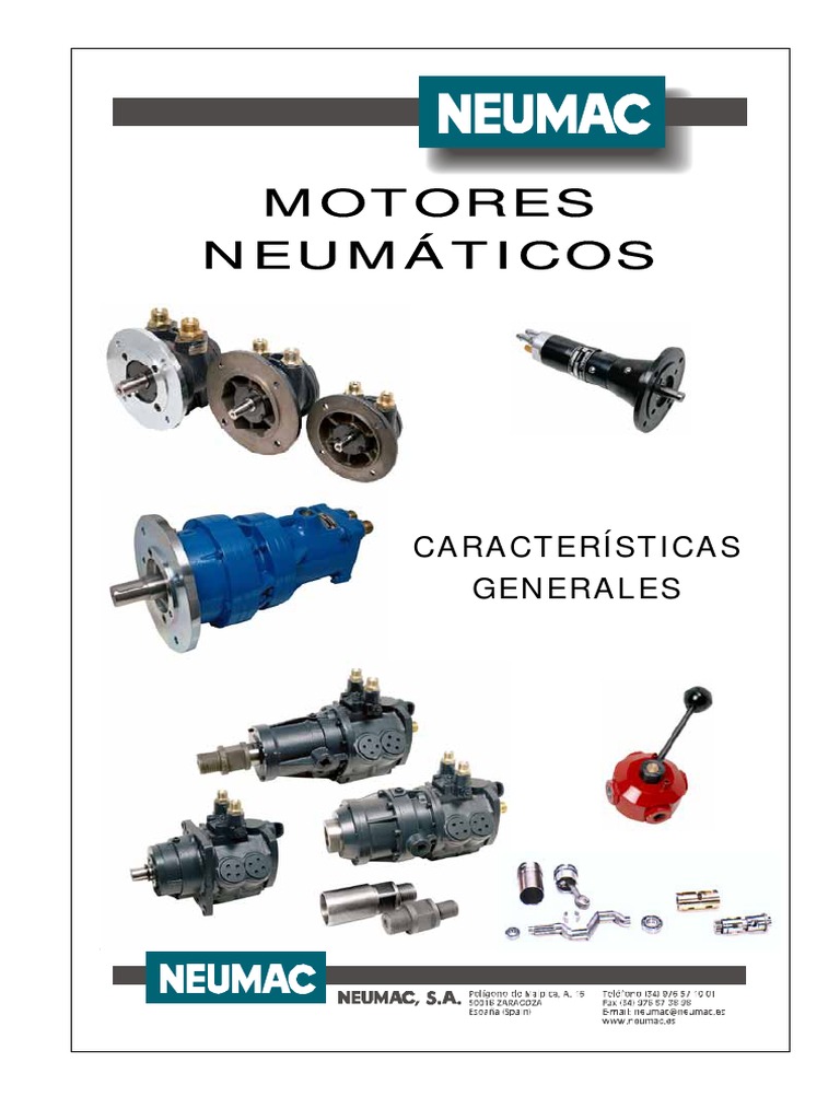 Tipos y Características de Motores Neumáticos | PDF | Esfuerzo de ...