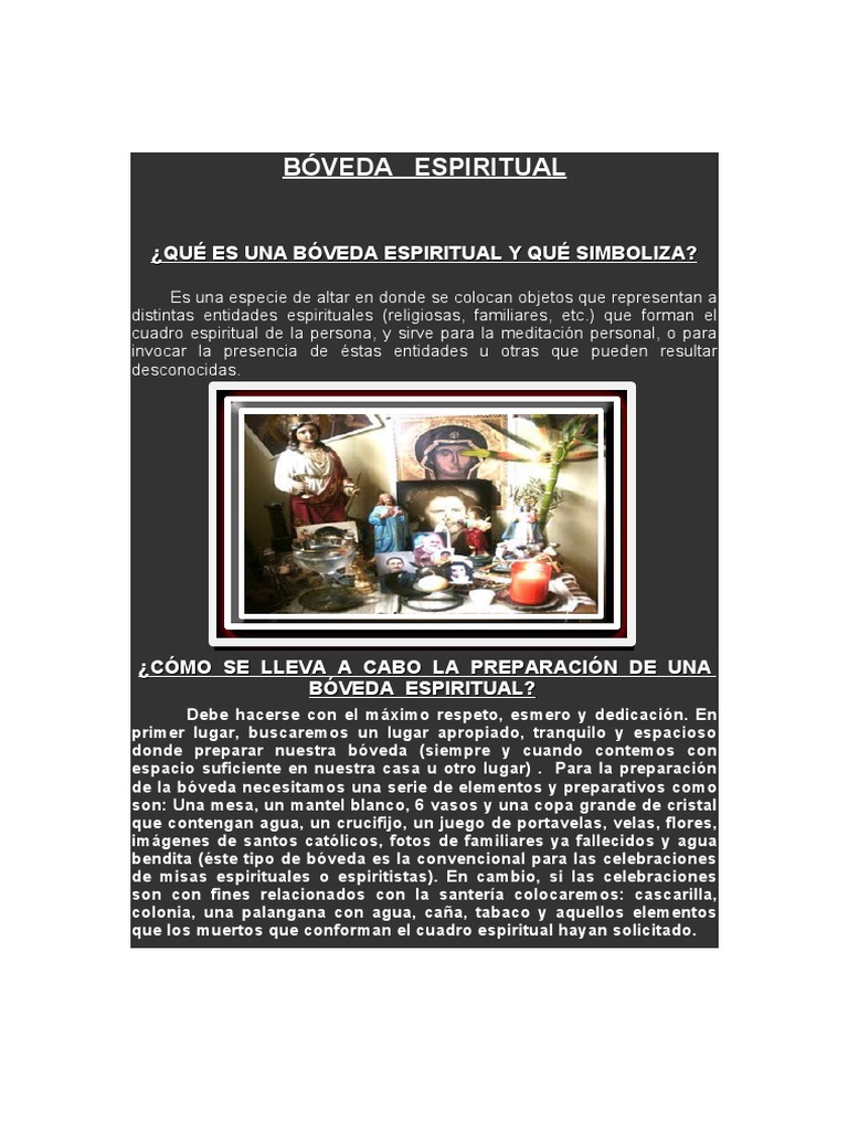 Boveda Espiritual Unica | Spirit | Mass (Liturgy)
