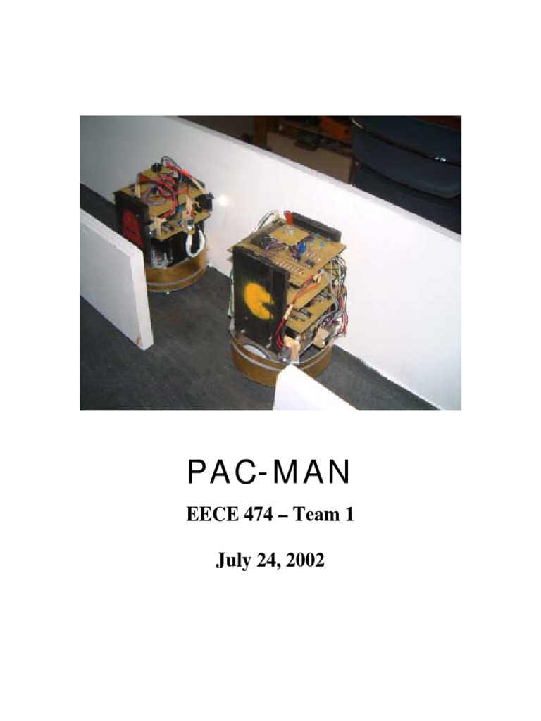 Pac-Man Robot Project Overview | PDF | Technology & Engineering