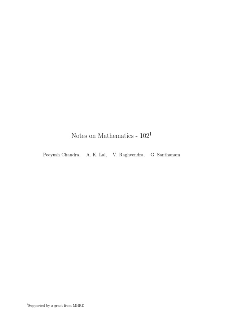 Engineering Mathematics | PDF | Matrix Theory | Operator Theory