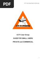 CCTV Notes | PDF | Closed Circuit Television | Information Privacy