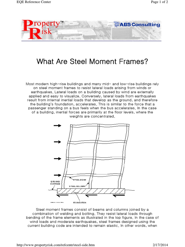 Understanding Steel Moment Frames | PDF | Technology & Engineering