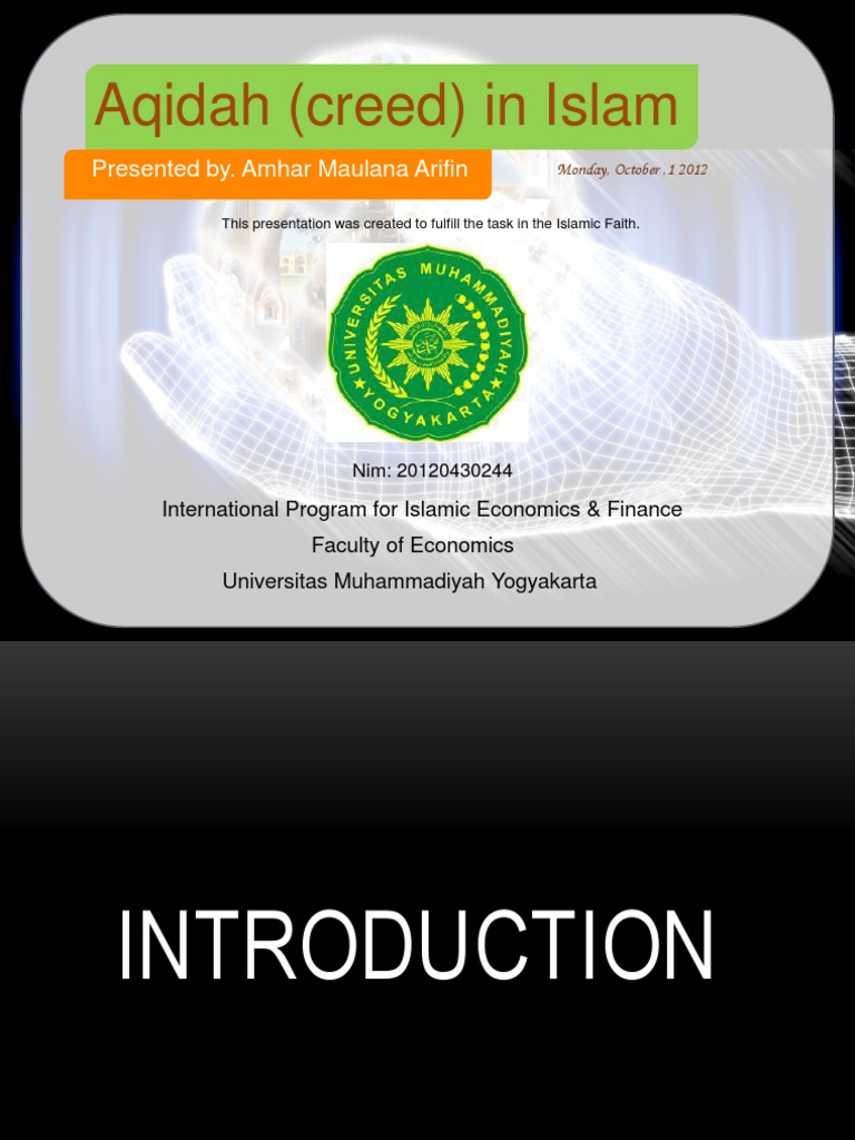 Aqidah (Creed) in Islam | PDF | Creed | Tawhid