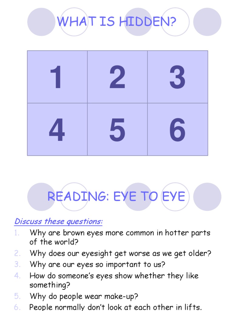 What Is Hidden | PDF | Human Eye | Eye