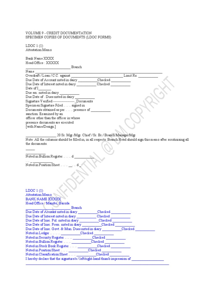 Credit Format Instruments | PDF | Banks | Interest
