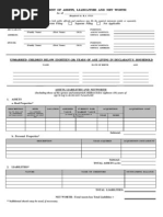 Wealth Declaration Form | PDF