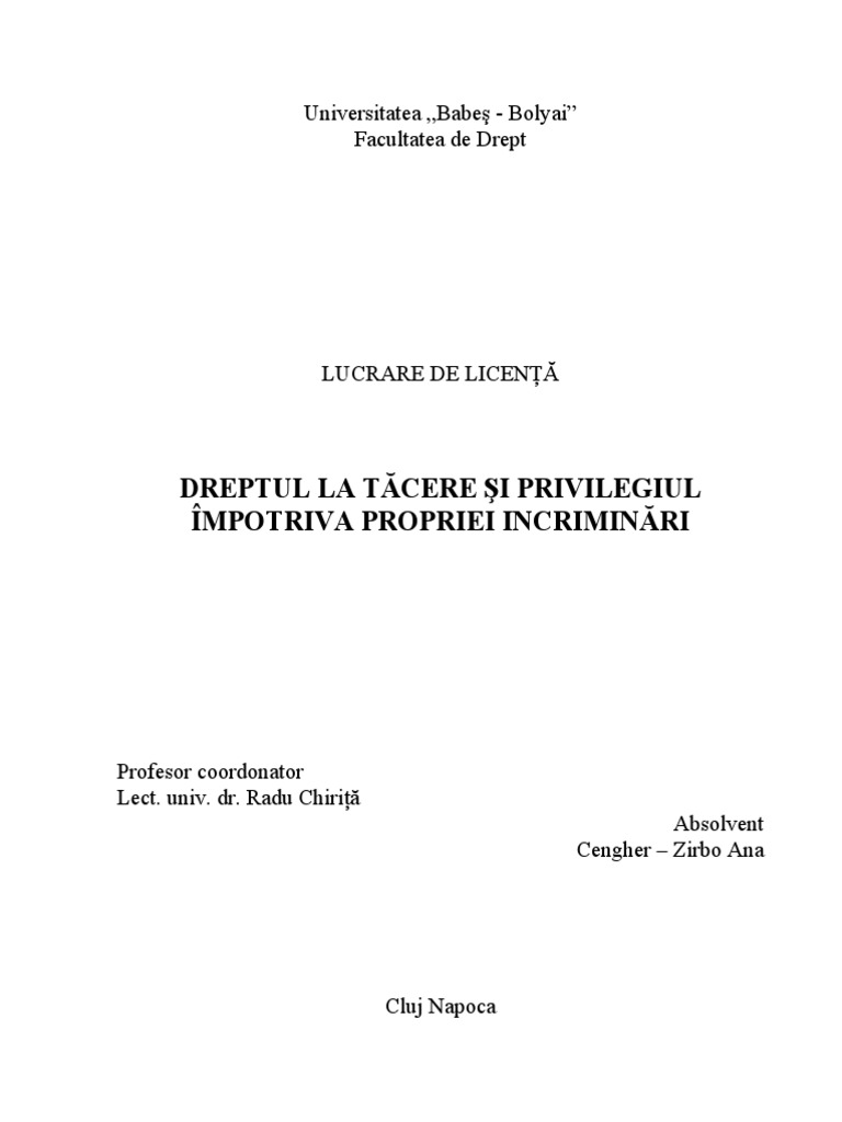 Lucrare Licenta