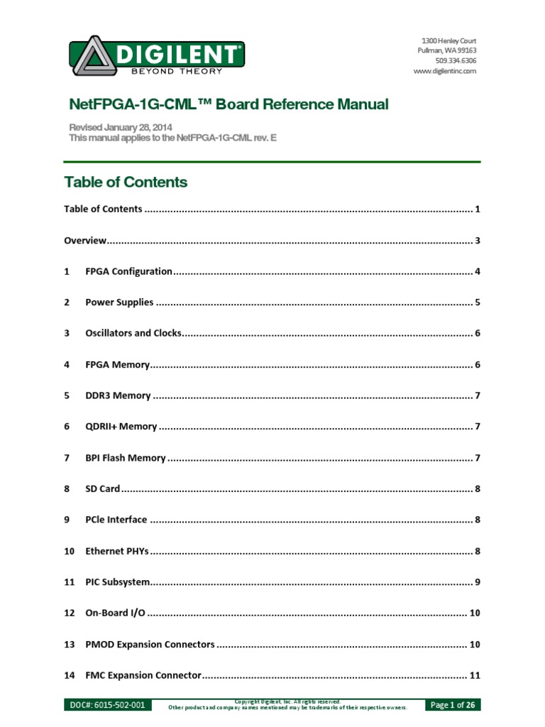 Pg 4 Netfpga 1g Cml Rm V3 Pdf Field Programmable Gate Array Flash Memory