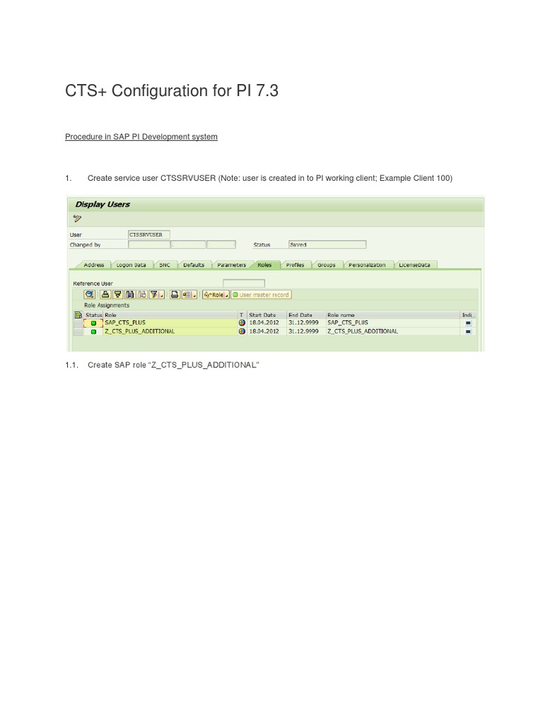 CTS+ Configuration For PI 7.3 | PDF | Port (Computer Networking) | Java ...