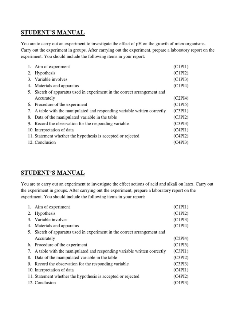 Student Manual | PDF