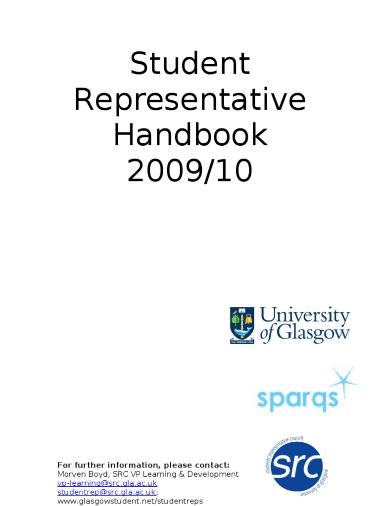 GU Student Rep Handbook 09/10 | PDF | Learning | Cognition