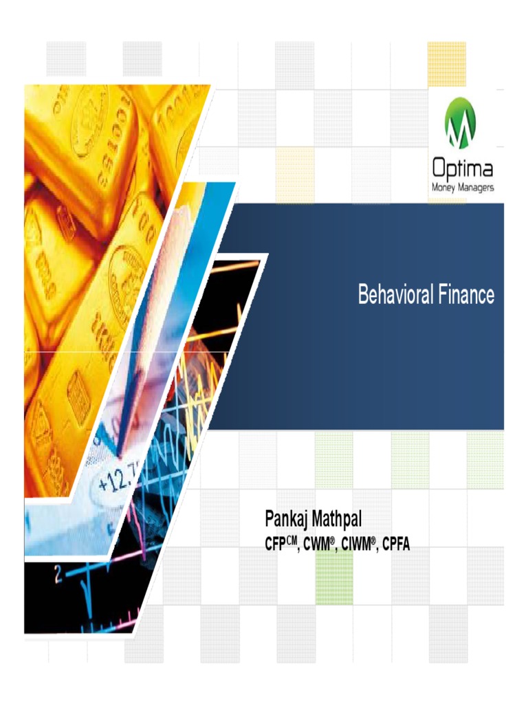 Behavioral Finance | PDF | Behavioral Economics | Heuristics In ...