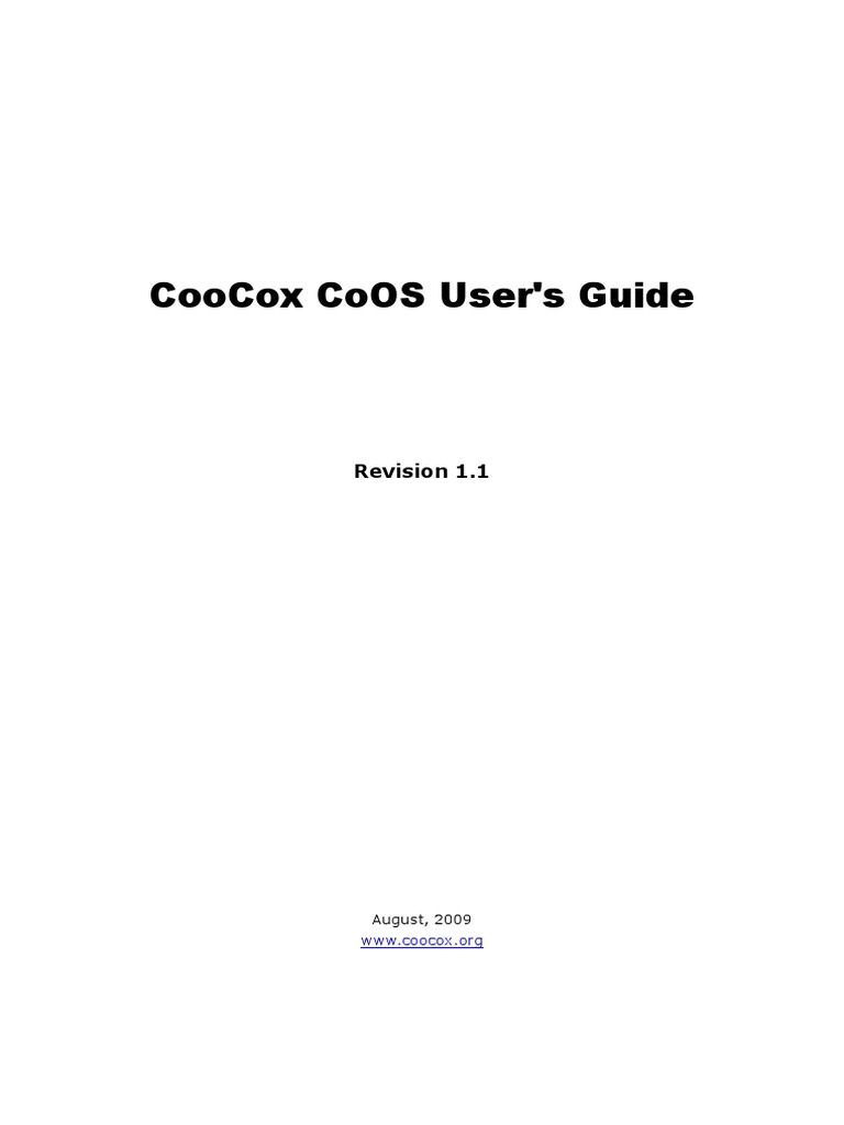 CooCox CoOS User Guide | Download Free PDF | Scheduling (Computing) | Operating System Technology