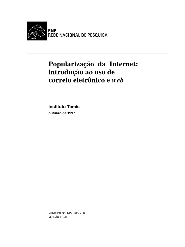 Popularização Da Internet | PDF | PCs (computadores) | Internet