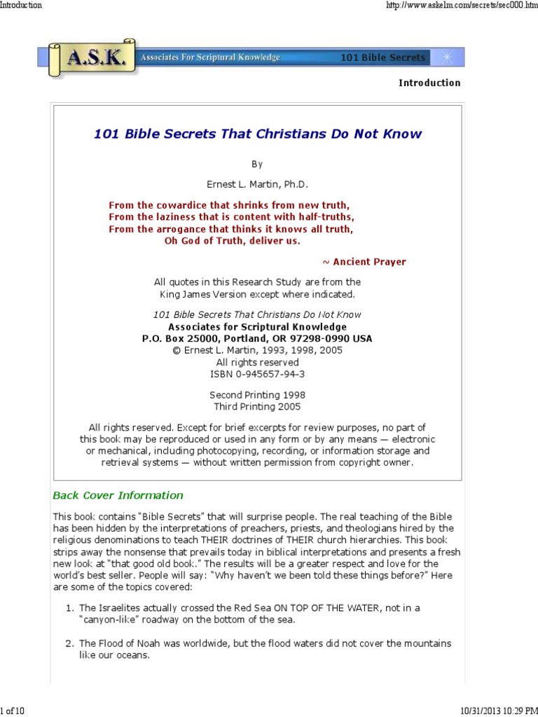 Introduction | PDF | Bible | Theology