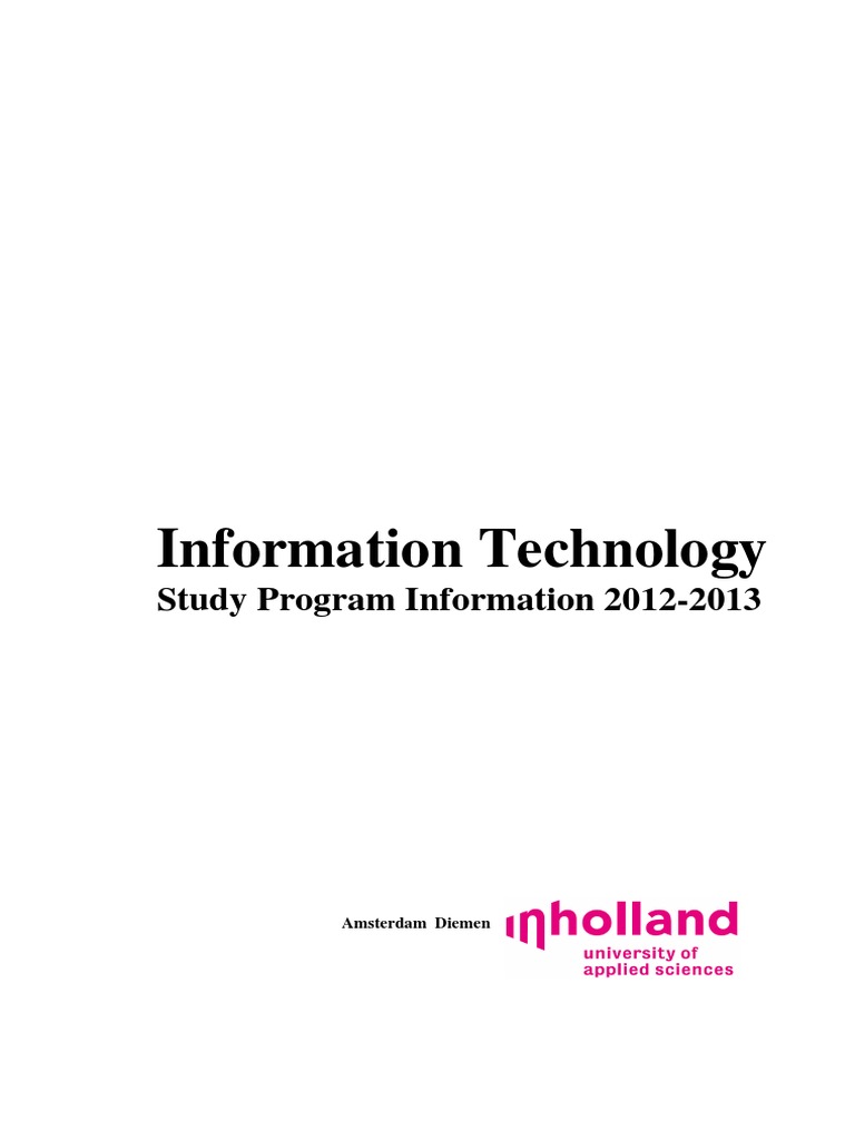 Study Program Information 2012 | PDF | Computer Network | Local Area ...