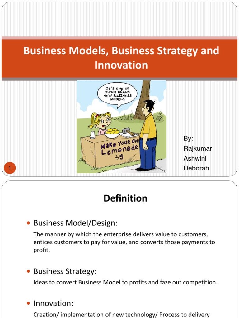 Business Models | PDF | Business Model | Innovation