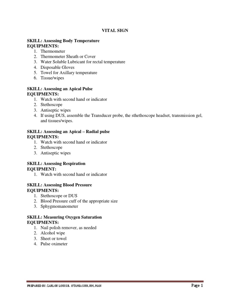 Nursing Skills Lab Equipment List | PDF | Intravenous Therapy | Syringe