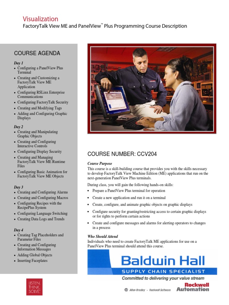 FactoryTalk View ME and PanelView Plus | PDF | Computing | Software