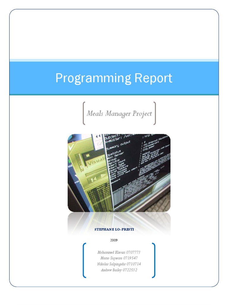 Programming Report | PDF | C (Programming Language) | Programming Language