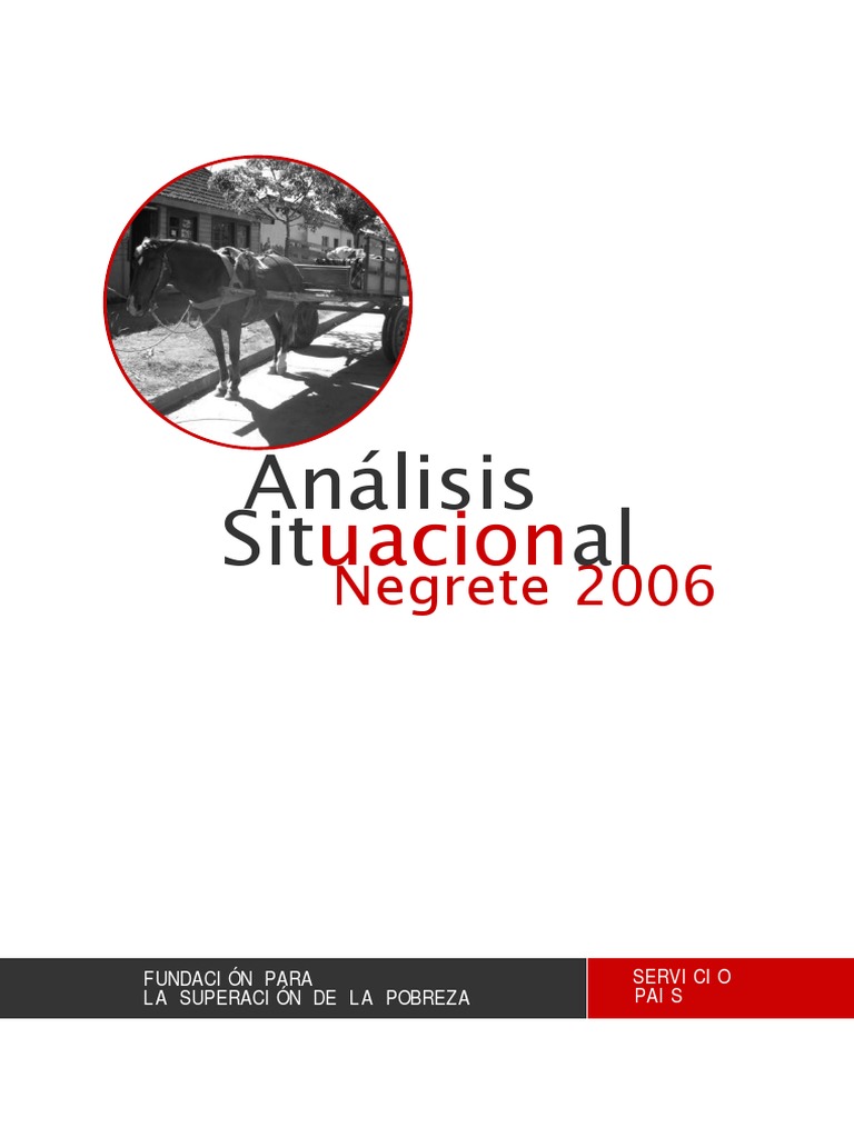 Analisis Situacional Negrete Final 2006 | PDF | Sociedad | Pobreza