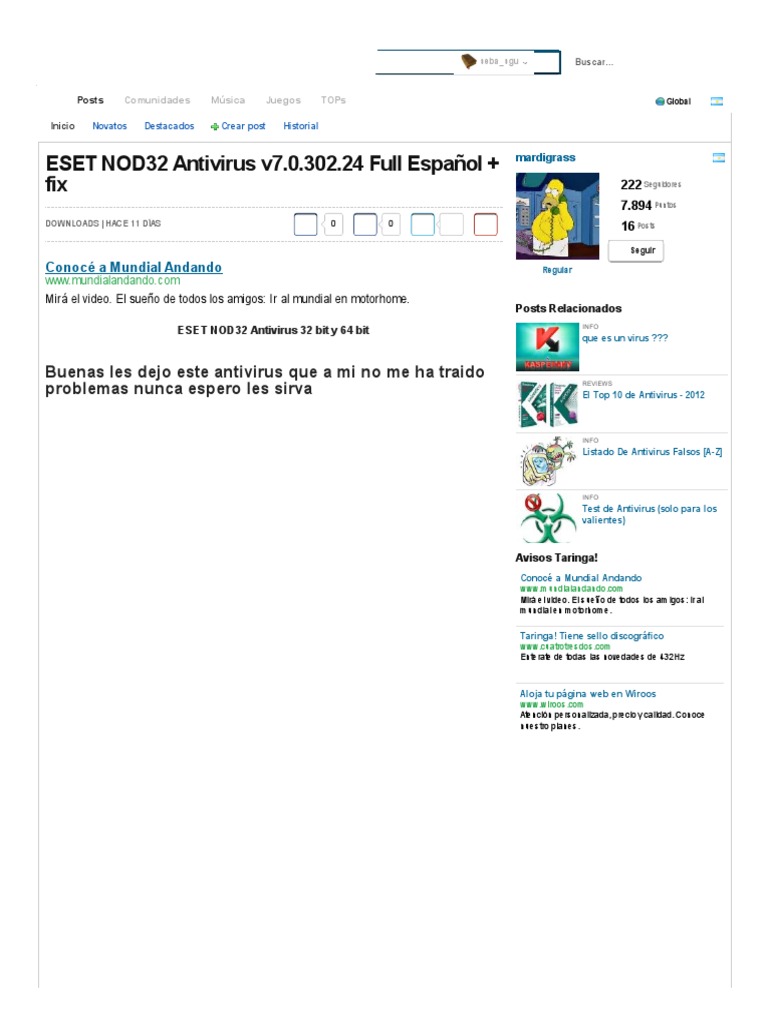 ESET NOD32 Antivirus Tutorial v5, V6, V7 | PDF | Software antivirus ...