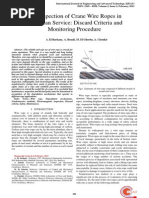Steel Wire Ropes Discard Criteria ISO 4309-2010 1 | PDF | Crane ...