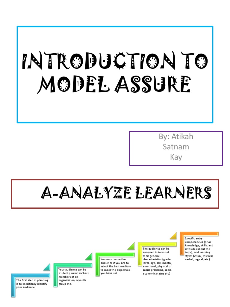 Introduction To Model Assure | PDF | Educational Assessment | Learning