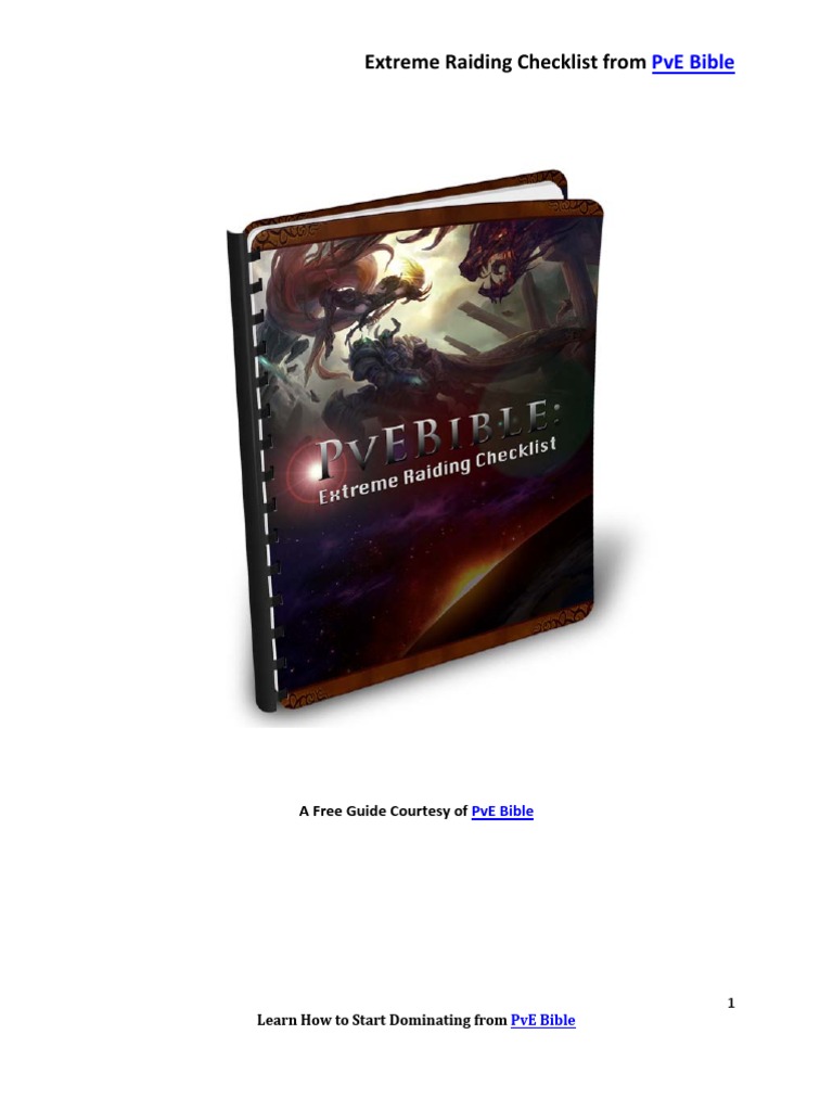 Warcraft Extreme Raiding Checklist From PvE Bible | PDF | World Of ...
