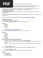 English Word Stress Rules With Exercises and Compound Adjectives | PDF ...