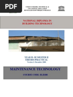 Building Maintenance Lecture Notes | PDF | Lease | Leasehold Estate