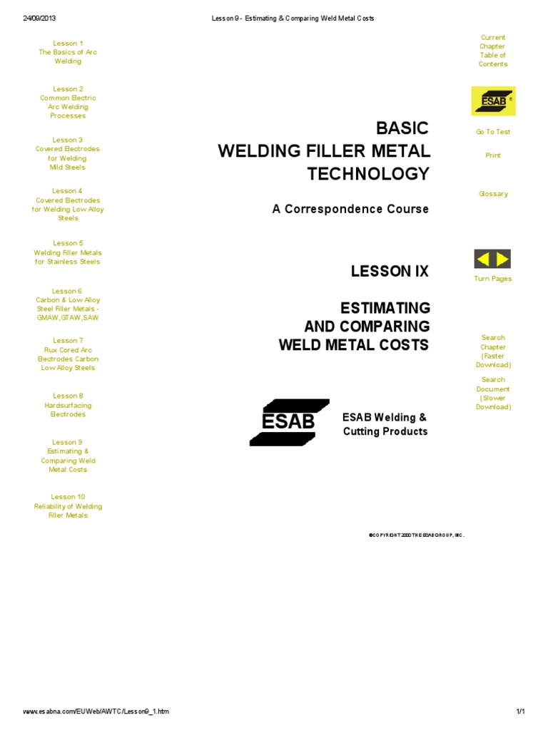 Lesson 9 | PDF | Welding | Construction