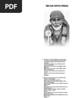 Shree Sai Divya Pooja Telugu PDF | PDF