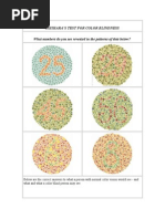 Ishihara - 38 | PDF | Color | Neuropsychological Assessment