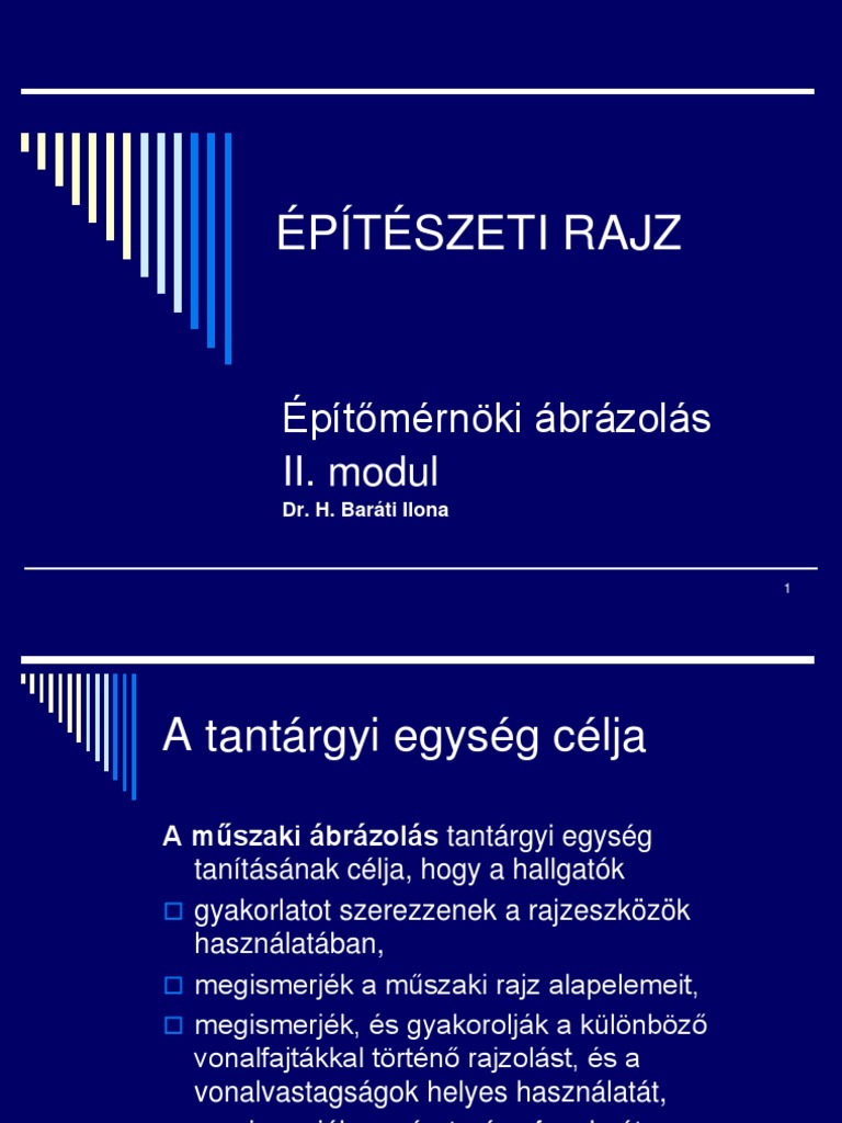 1 A Muszaki Rajz Alapszabalyai 2.pps | PDF