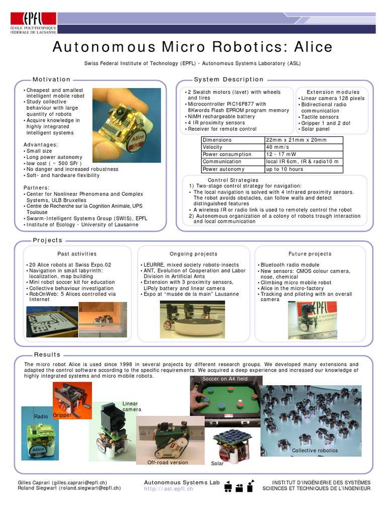 Micro Robotics | PDF | Robot | Robotics