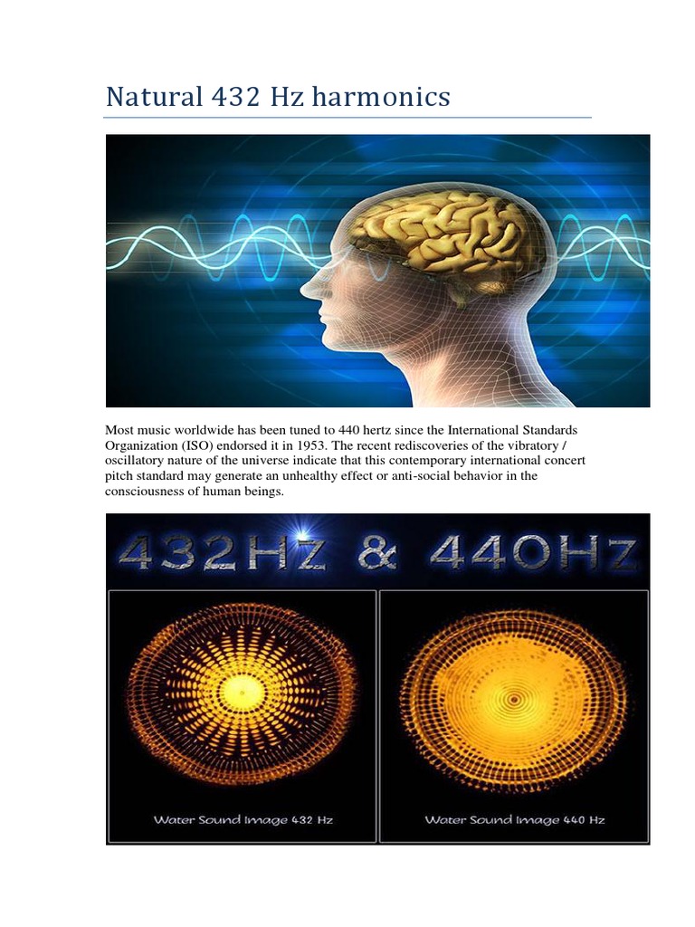 Natural 432 HZ Harmonics | PDF | Pitch (Music) | Frequency