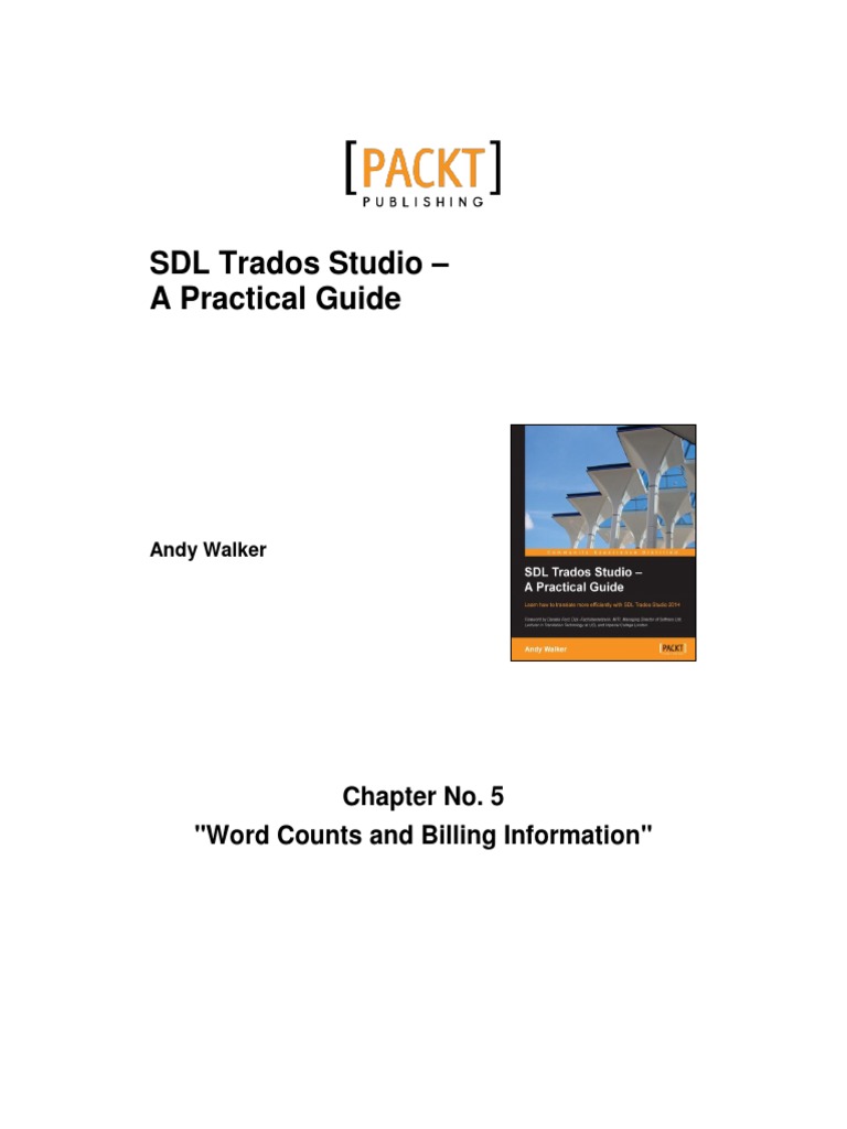 SDL Trados Studio A Practical Guide Sample Chapter | PDF | Computing | Software