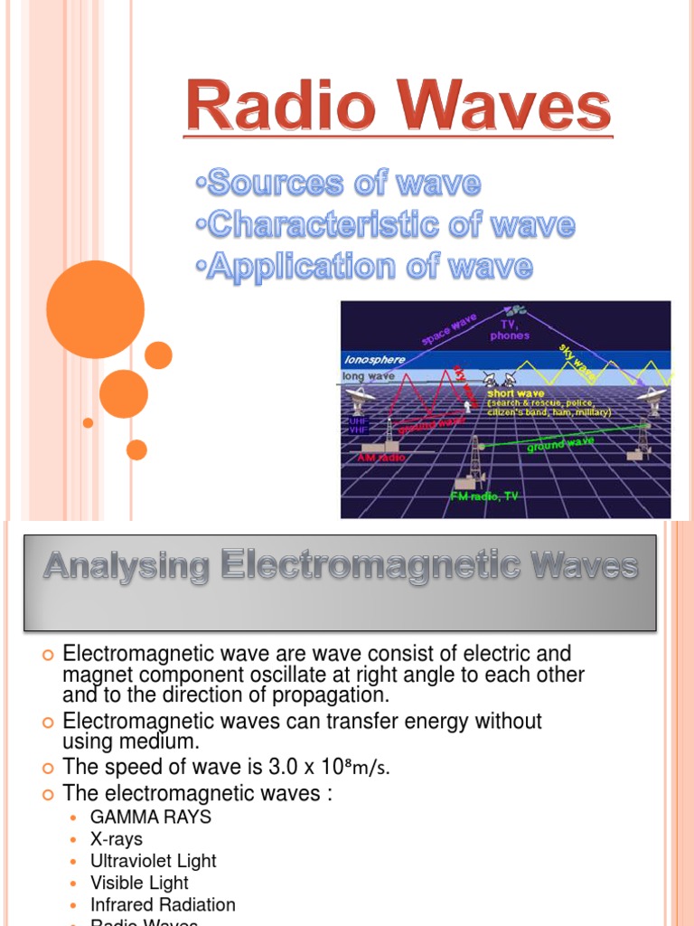 Physic Presentation (Radio Waves) | PDF | High Frequency ...
