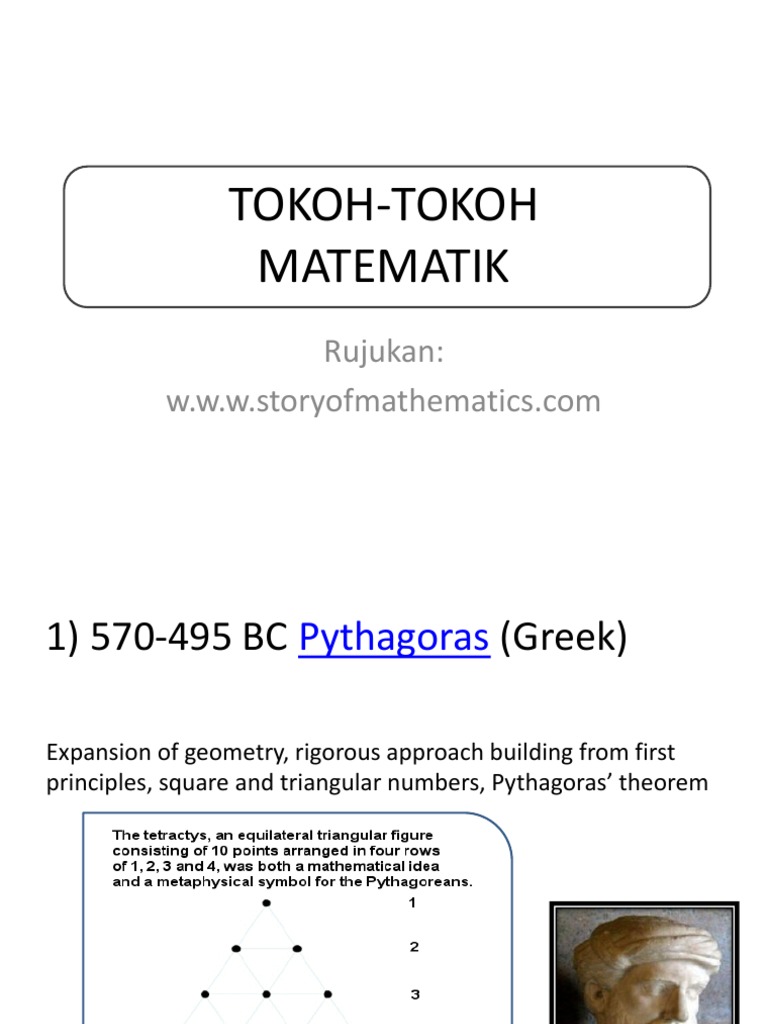 Tokoh Matematik | PDF | Area | Euclid